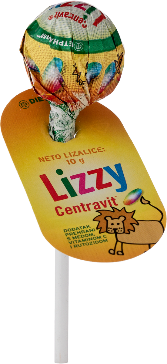 DIETPHARM Lizzy Centravit lizalica - dodatak prehrani za djecu od ...
