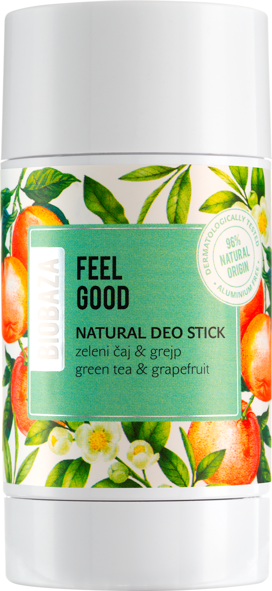 Biobaza Deo stick Feel Good - zeleni čaj i grejp, 50 ml | dm.hr