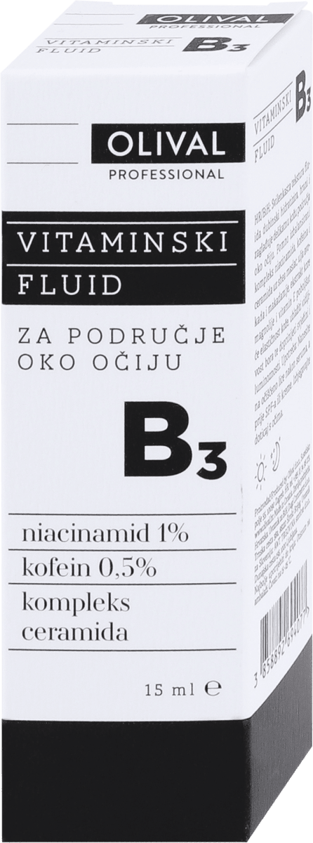 OLIVAL Professional vitaminski fluid za područje oko očiju B3, 15 ml ...