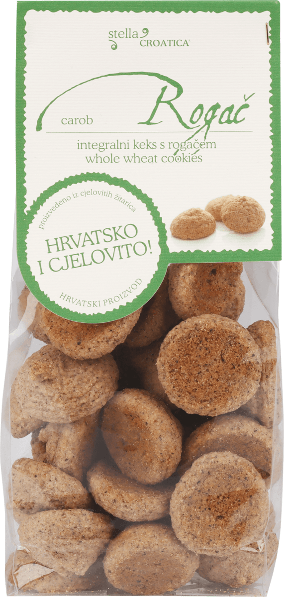 male napasti Integralni keks s rogačem, 150 g | dm.hr