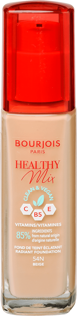 BOURJOIS PARIS Clean & Vegan Healthy Mix tekući puder – 54N Beige, 30 ...