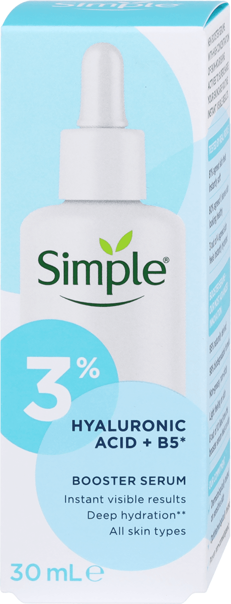 Simple Serum za lice s hijaluronom, 30 ml | dm.hr