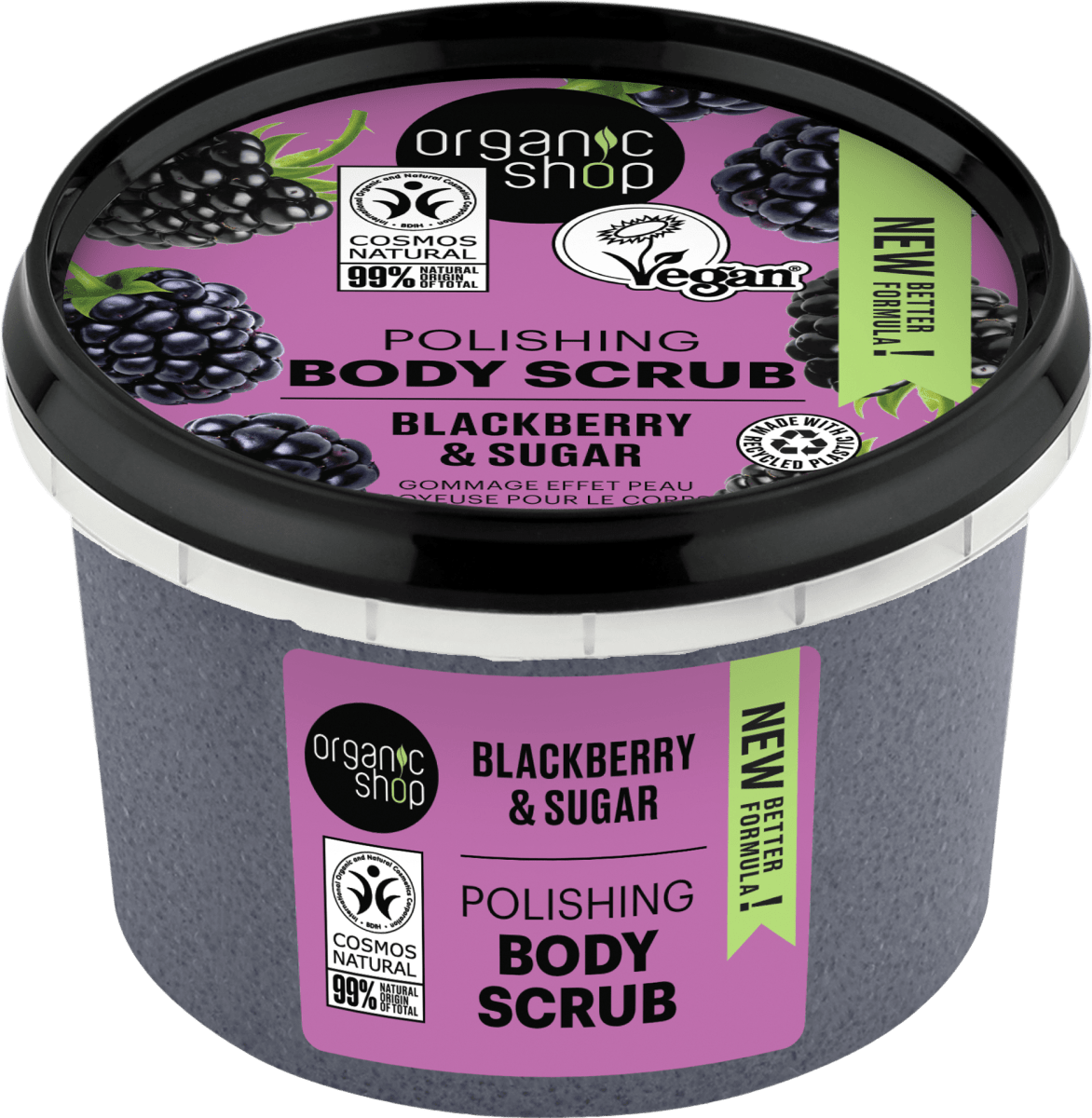 organic shop Piling za tijelo Blackberry & Sugar, 250 ml trajno ...