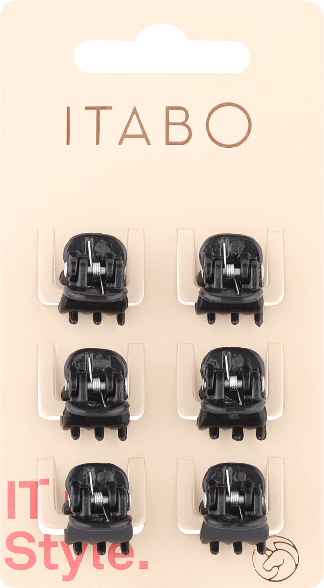 ITABO Kopčice za kosu – crne, 1 kom. | dm.hr