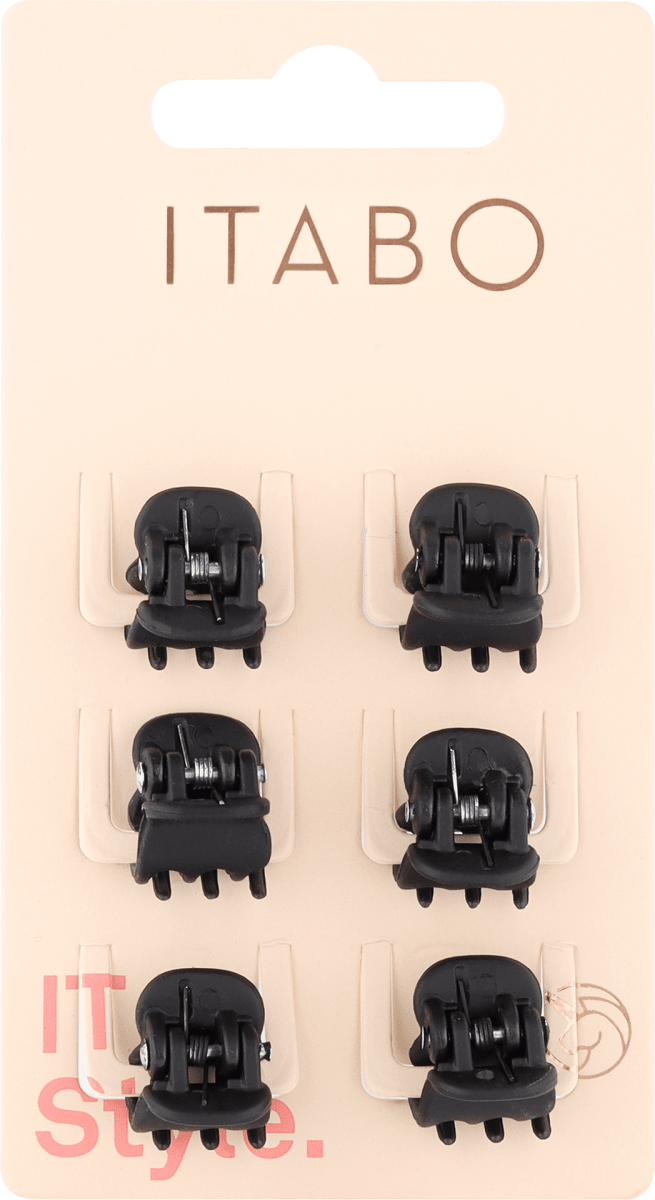 ITABO Mini kopče za kosu – mat crne, 1 kom. | dm.hr