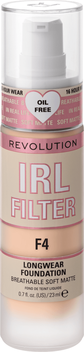 Revolution Fond de ten IRL Filter Longwear F4, 23 g | dm.ro