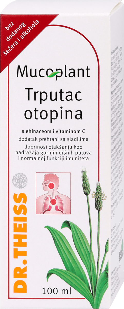 Dr. Theiss Mucoplant Trputac otopina s ehinaceom i vitaminom C, 100 ml ...