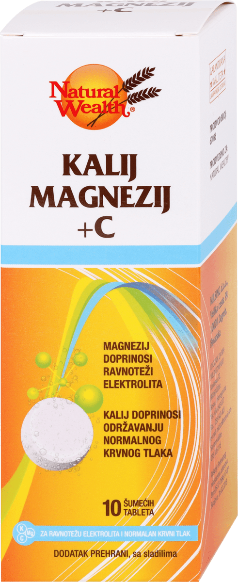 Natural Wealth Kalij Magnezij + C, 10 kom. | dm.hr