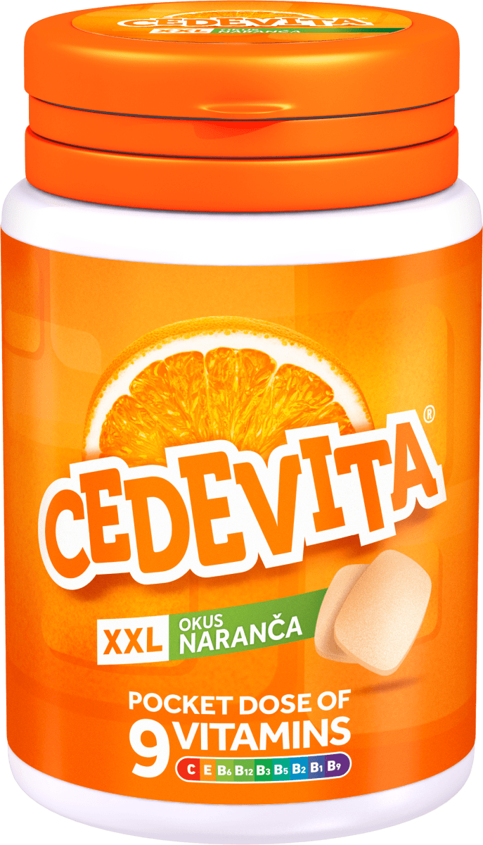 CEDEVITA XXL bomboni – naranča, 60 g | dm.hr