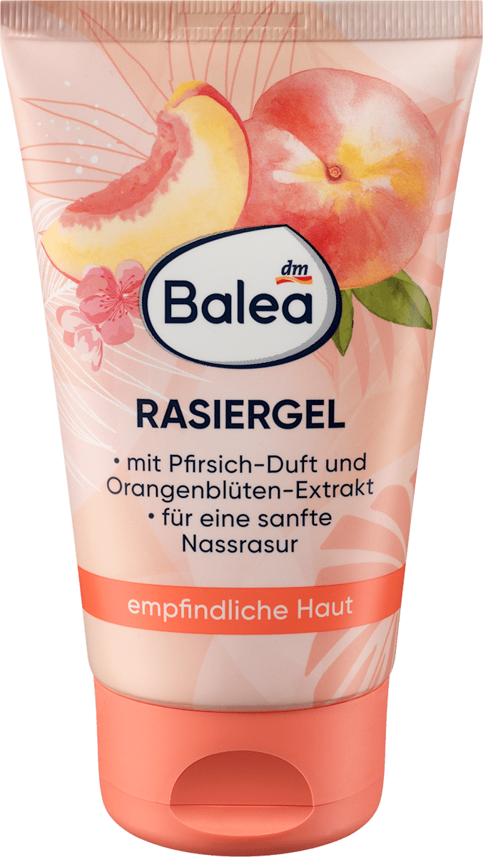 Balea Гел за бръснене с аромат на праскова и портокалови цветове, 150 ...