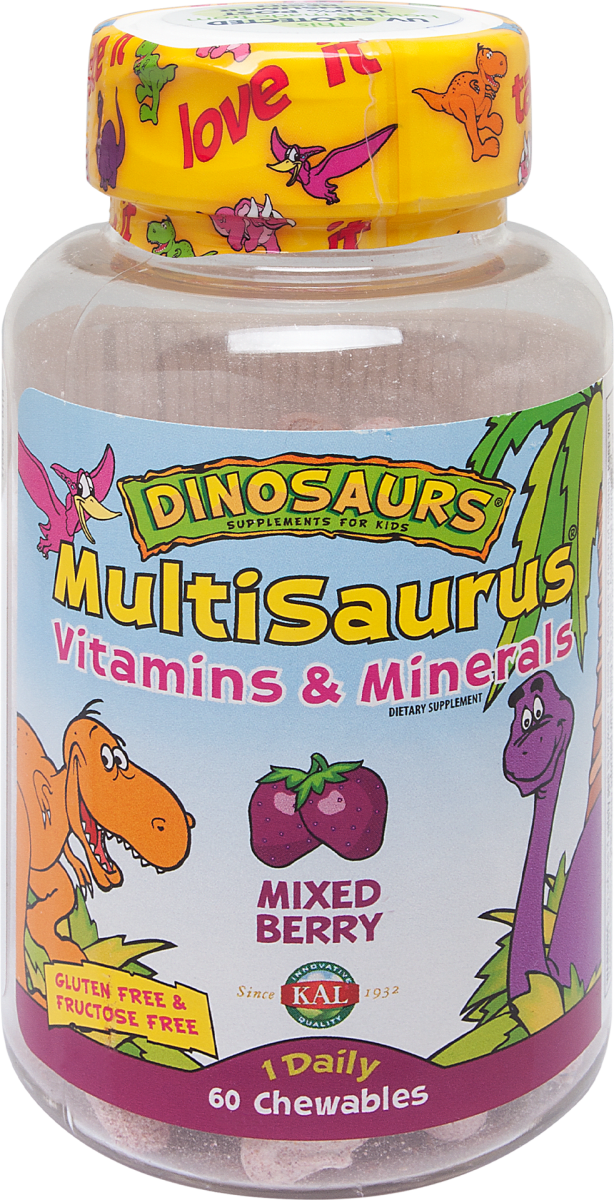 KAL MultiSaurus vitamini i minerali – dodatak prehrani za djecu, 60 kom ...