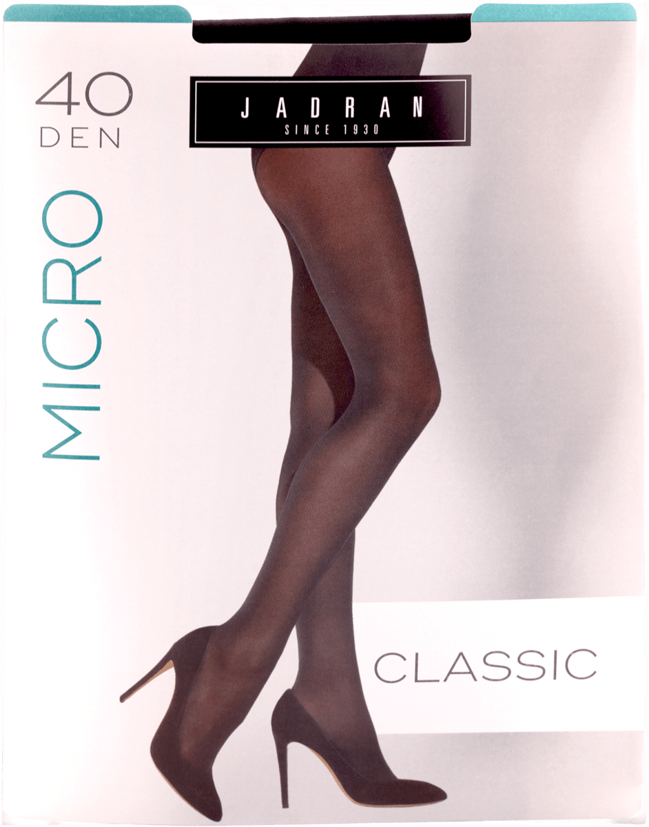 JADRAN ČARAPE Micro hulahopke Classic, 40 DEN, veličina 5 – Crna, 1 kom ...