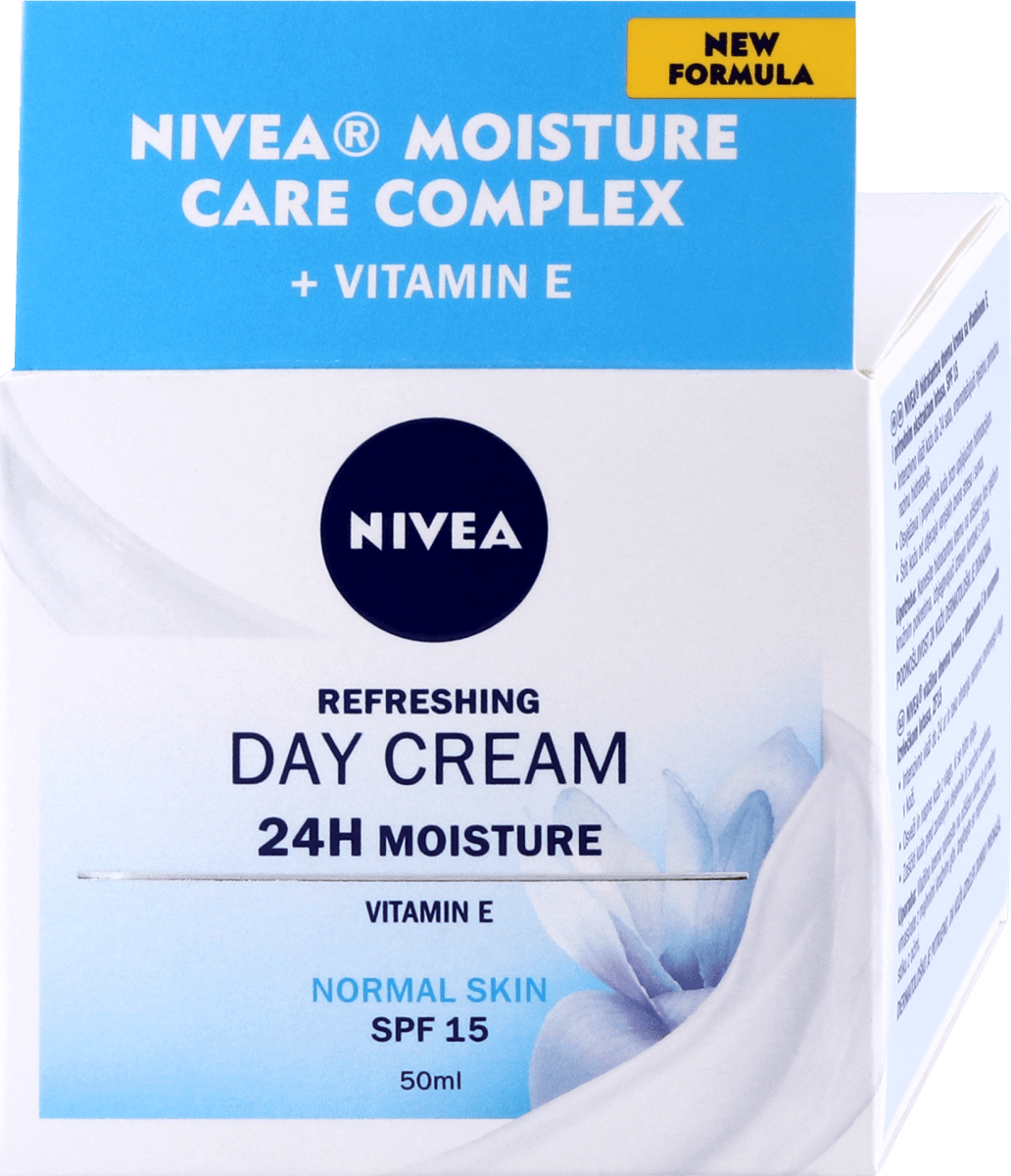 NIVEA Refreshing dnevna krema za lice – vitamin E, SPF 15, 50 ml | dm.rs