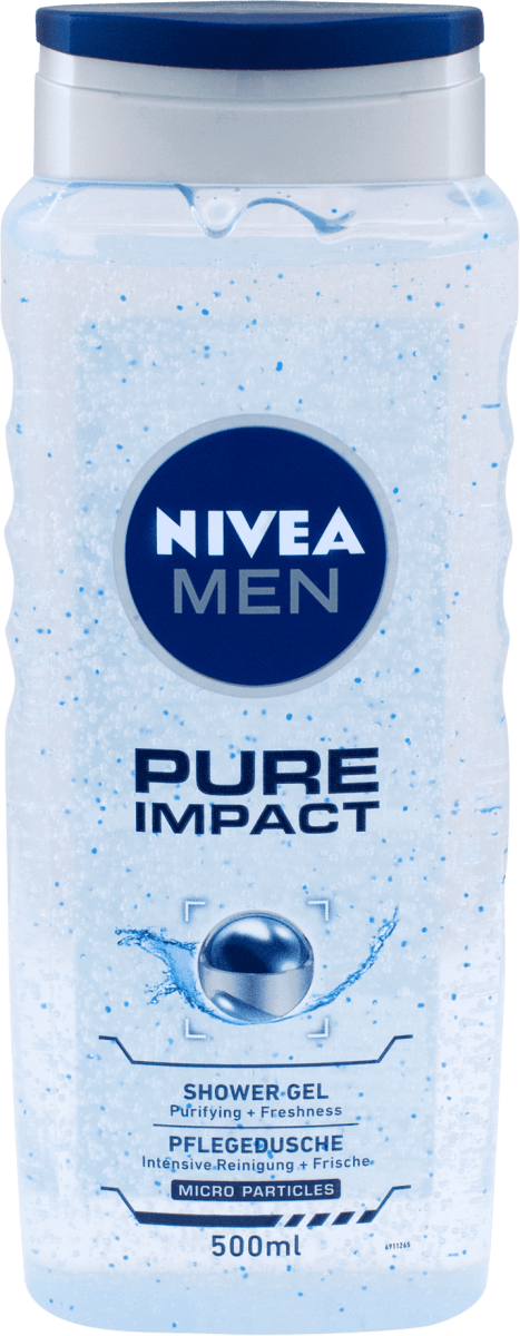 NIVEA MEN Gel de duș Pure Impact, 500 ml | dm.ro