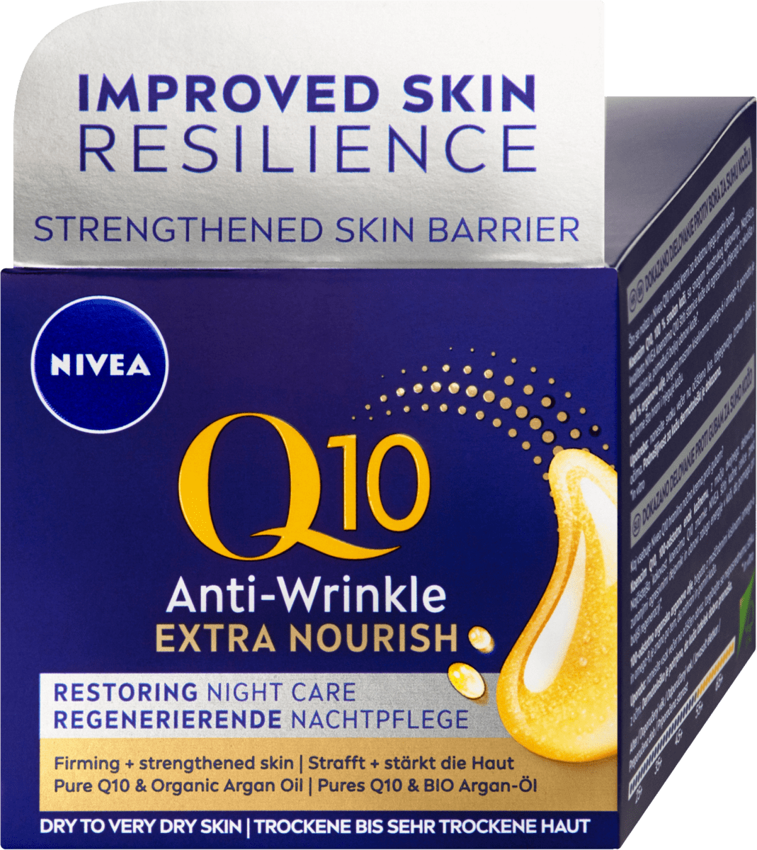 NIVEA Q10 EXTRA NOURISHING noćna krema protiv bora, 50 ml | dm.rs