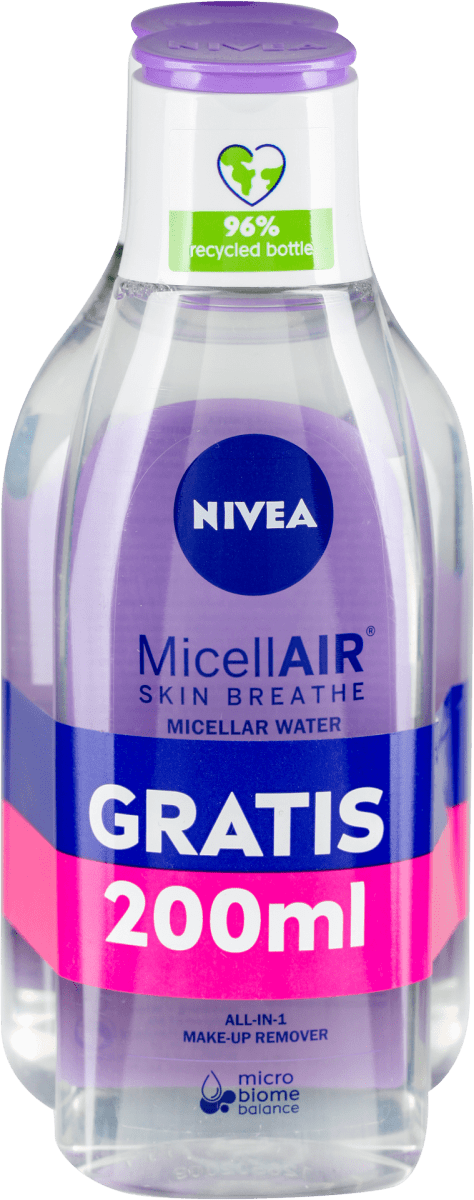 NIVEA MicellAIR - micelarna voda (400ml+200ml), 600 ml | dm.rs