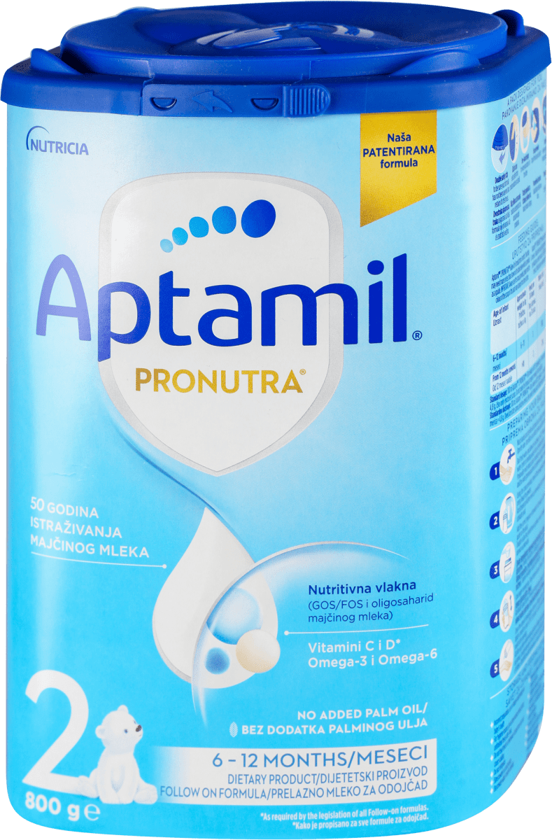 Aptamil PRONUTRA 2 prelazna mlečna formula za odojčad, od 6 do 12 ...