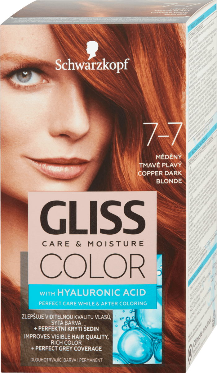 Schwarzkopf Gliss Color Boja za kosu - 7-7 Bakarno tamnoplava, 1 kom ...