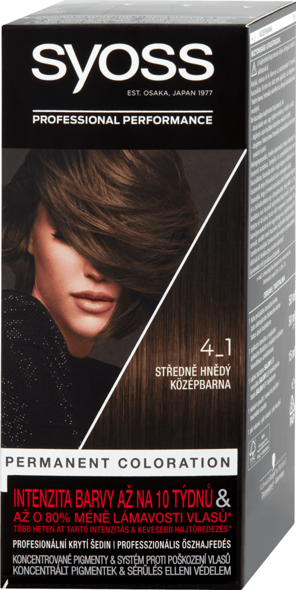 syoss Boja za kosu - 4-1 Srednje smeđa, 1 kom | dm.rs