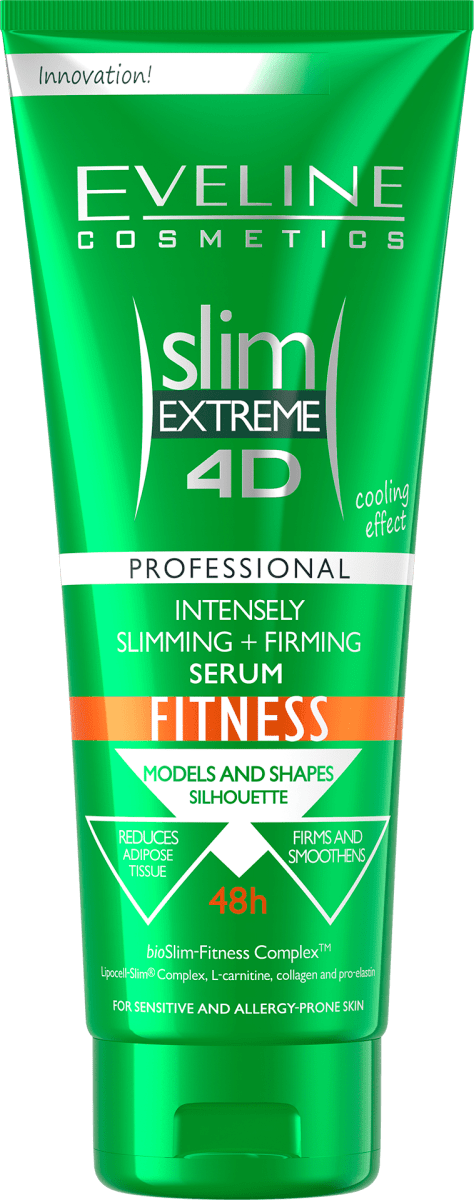 EVELINE COSMETICS slim EXTREME 4D - FITNESS serum za telo, 250 ml | dm.rs