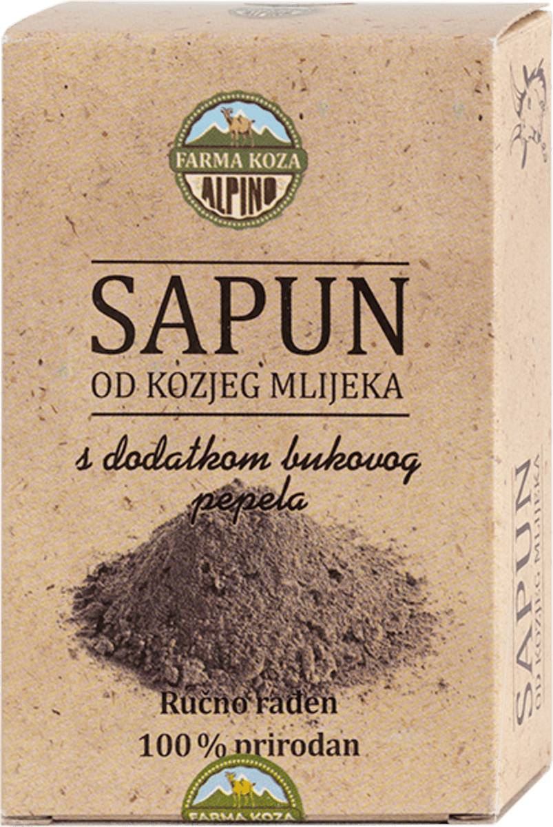 ALPINO Sapun od kozjeg mleka s dodatkom bukovog pepela, 70 g | dm.rs