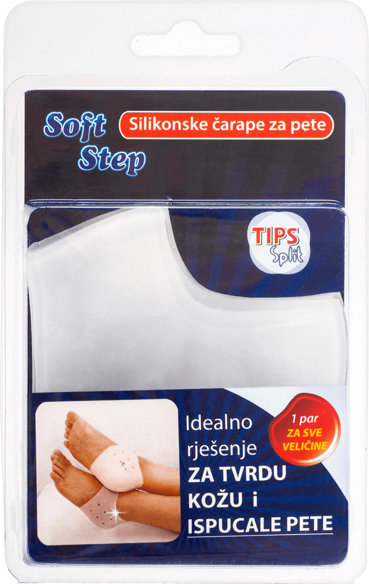 TIPS Split Soft Step silikonske čarape za pete, 1 kom | dm.rs