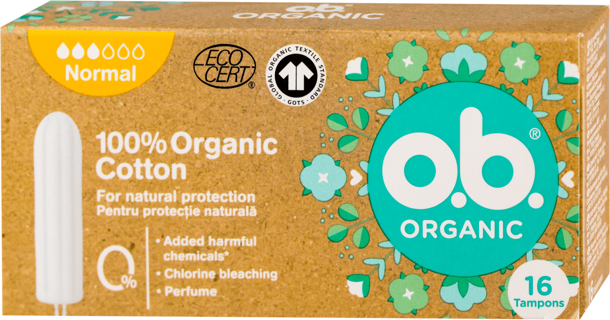 o.b. Organic Normal - tamponi, 16 kom | dm.rs