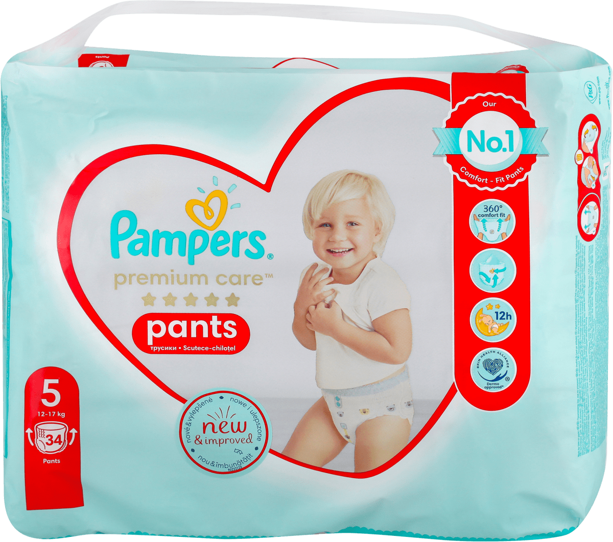 Pampers Premium Care Premium Care pelene gaćice, junior (12 - 17 kg ...