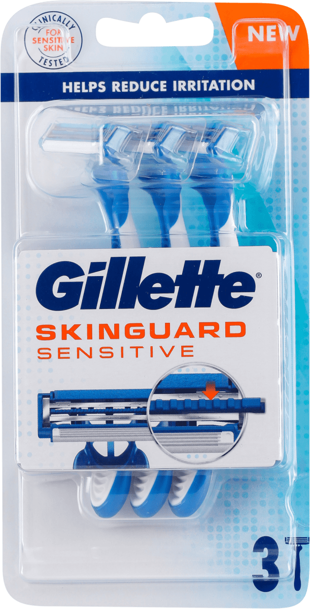 Gillette SKINGUARD SENSITIVE - jednokratni brijači, 3 kom | dm.rs