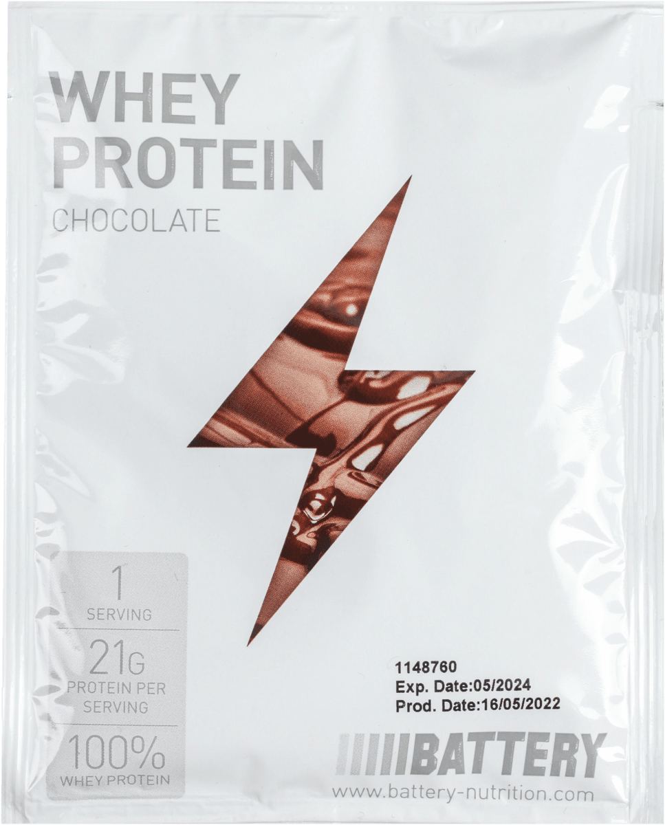 BATTERY WHEY PROTEIN - chocolate, 30 g | dm.rs