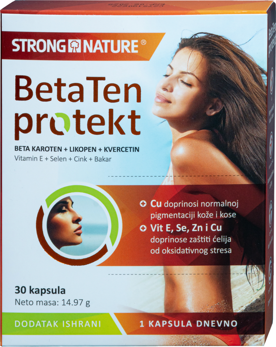 STRONG NATURE Beta Ten protekt, 30 kom | dm.rs