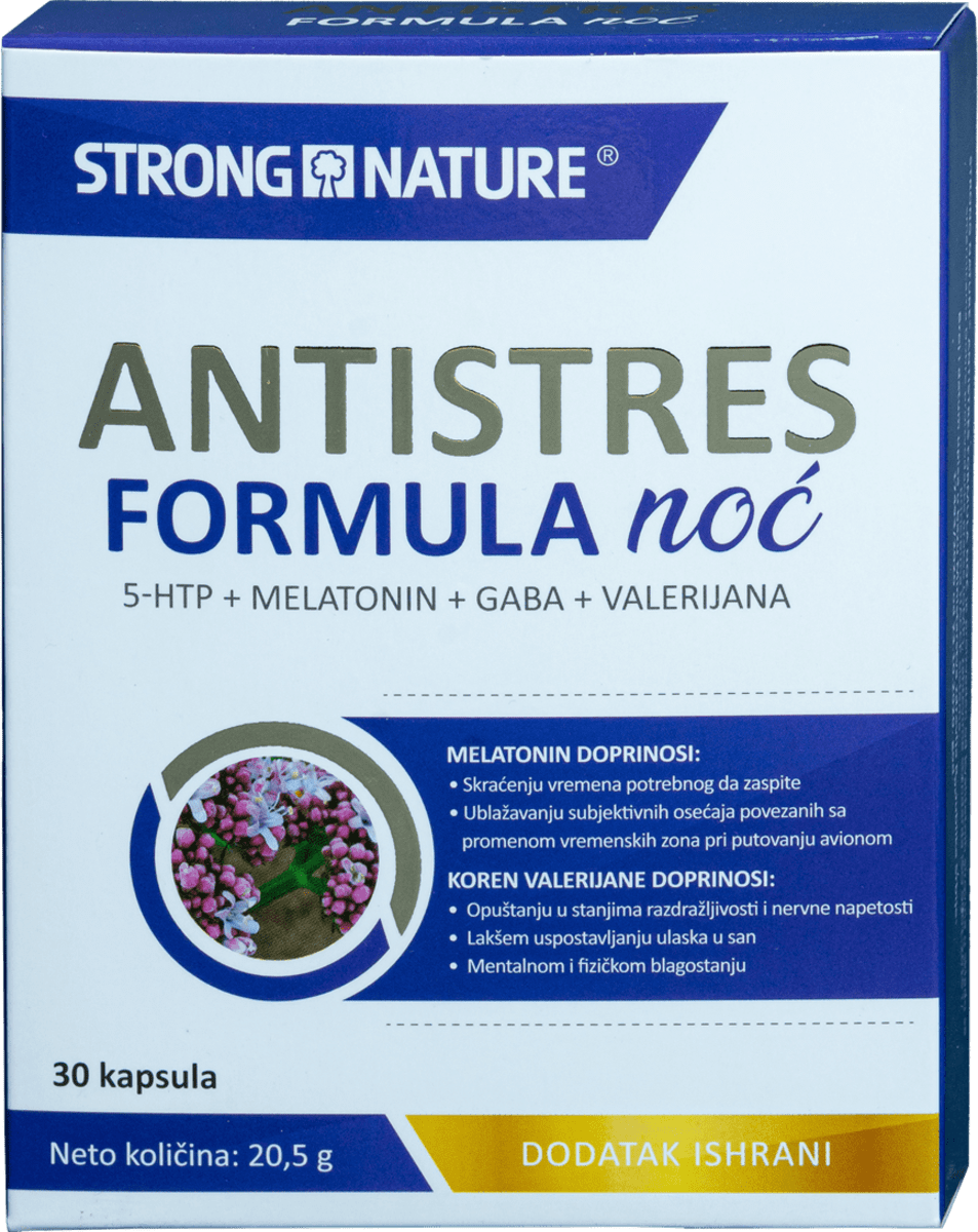 STRONG NATURE ANTISTRES FORMULA noć, 20,4 g | dm.rs