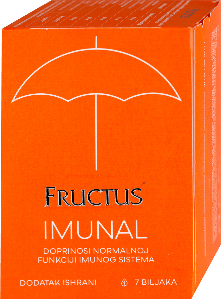 FRUCTUS IMUNAL čaj, 25 kesica, 37,5 g | dm.rs