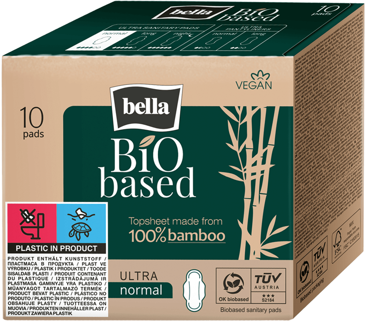 bella BIO Based absorbante normale, 10 buc | dm.ro