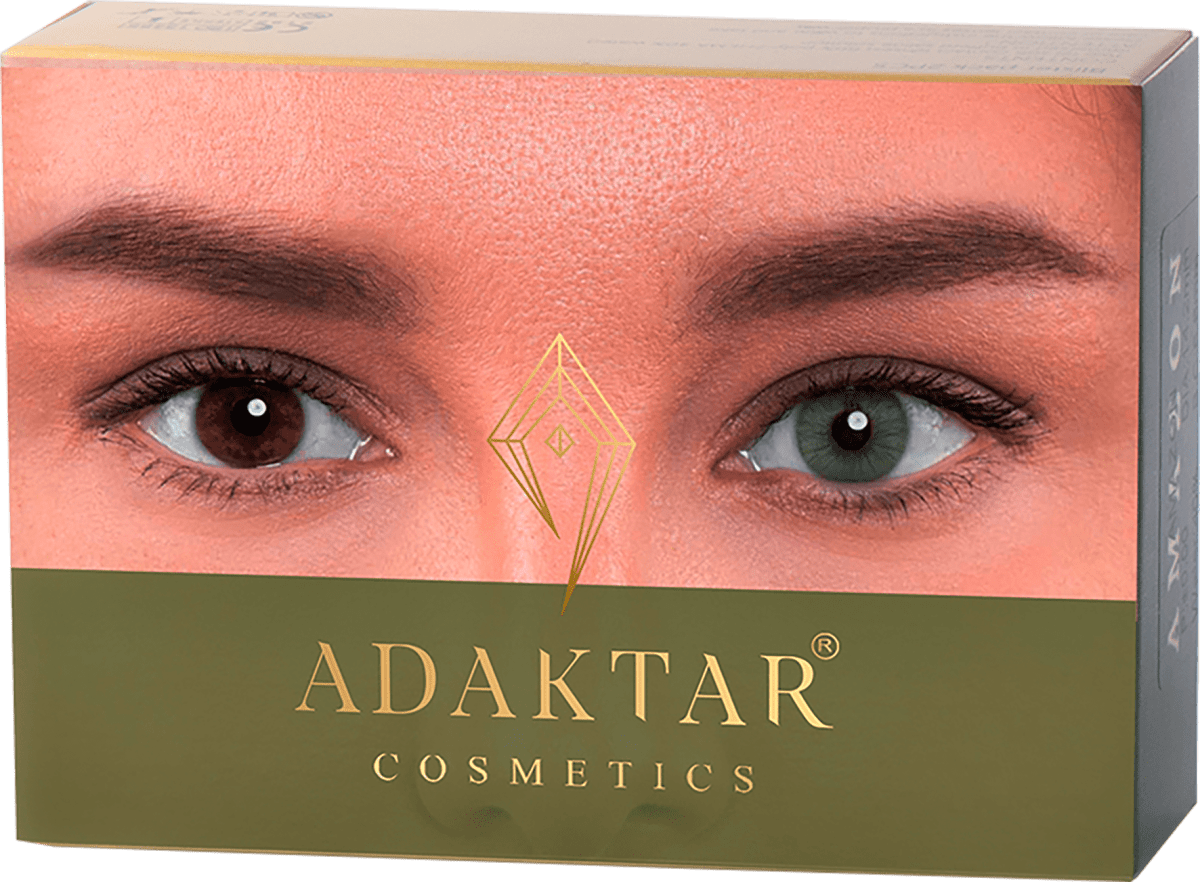 ADAKTAR® AMAZON sočiva u boji - tamno zelena, 1 par, 29 g uvek povoljna ...