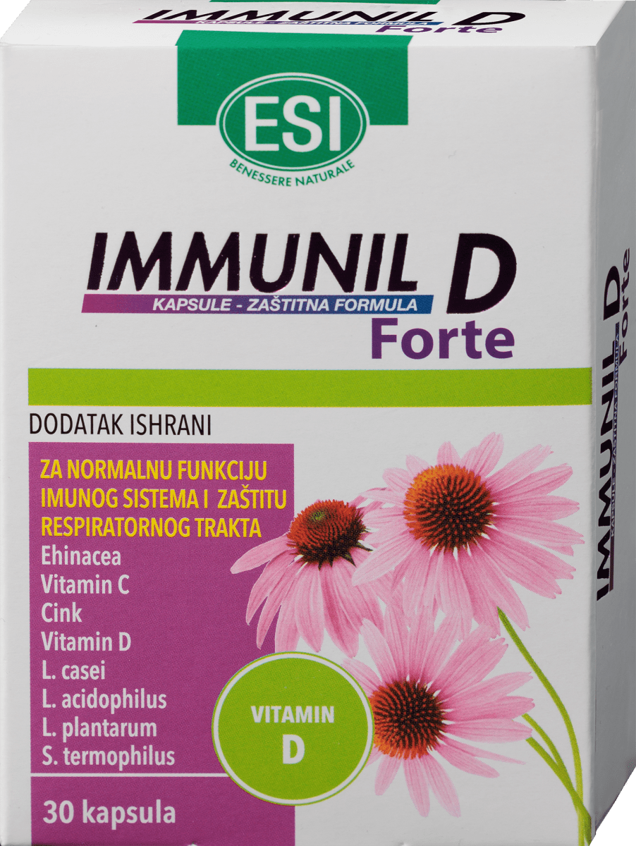 ESI IMMUNIL D Forte kapsule, 30 kom | dm.rs