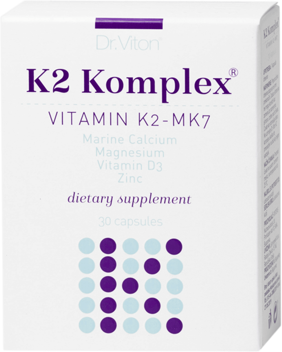 Dr.Viton K2 Komplex - VITAMIN K2 - MK7, 30 kom | dm.rs