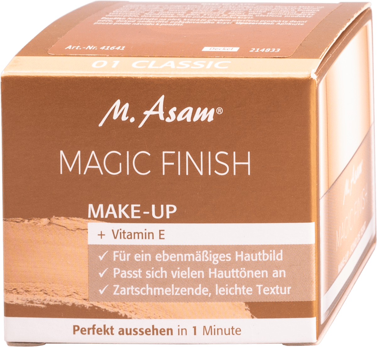 M. Asam MAGIC FINISH MAKE-UP + vitamin E mousse tečni puder – 01 Classic, 30 ml | dm.rs