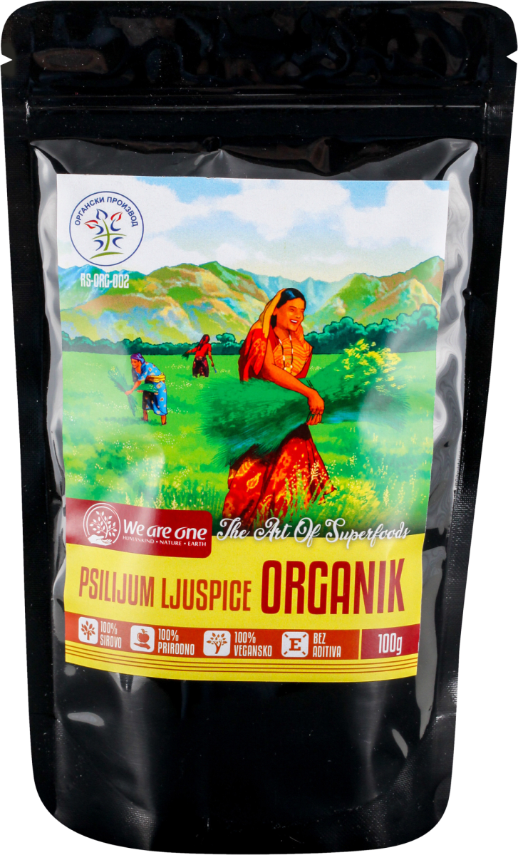We are one PSILIJUM LJUSPICE ORGANIK, 100 g | dm.rs