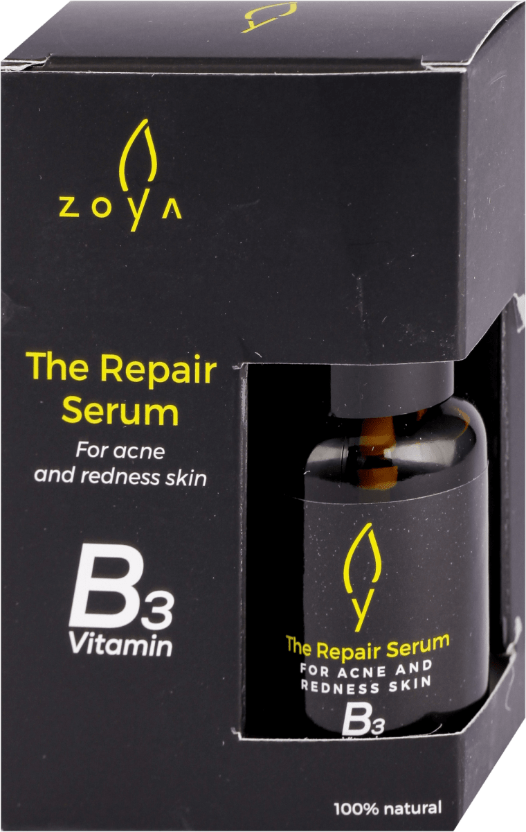 ZOYA The Repair serum za lice protiv akni i crvenila - niacinamid (vitamin B3), 30 ml | dm.rs