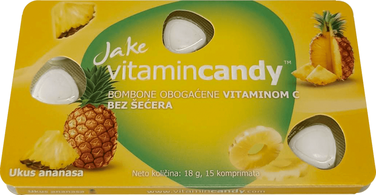 Jake Jake vitamincandy - Ananas, 15 kom | dm.rs
