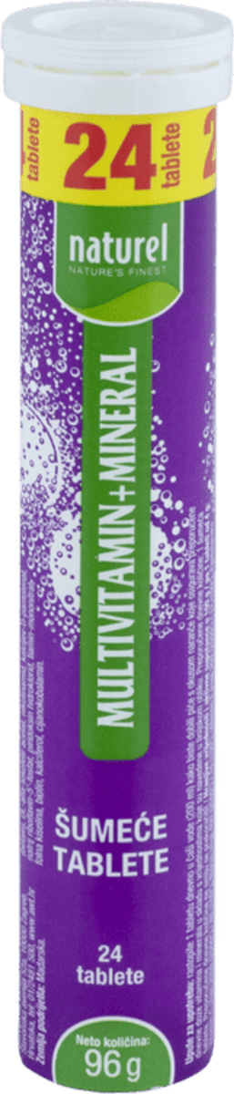 naturel Šumeće tablete – multivitamin + mineral, 24 kom. | dm.hr