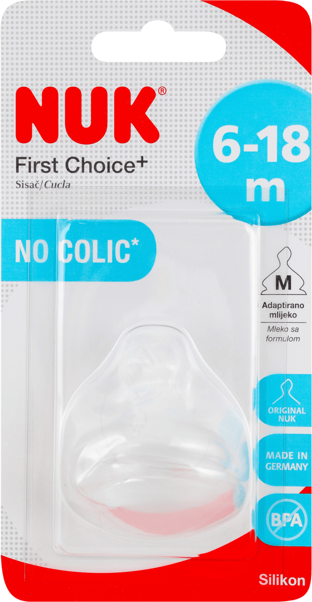 NUK First Choice silikonski cucla, 6-18 meseci, 1 kom | dm.rs