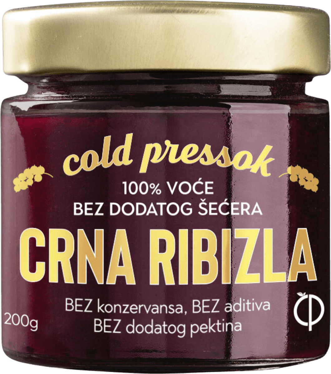 Cold Pressok CRNA RIBIZLA - voćni namaz, 200 g | dm.rs
