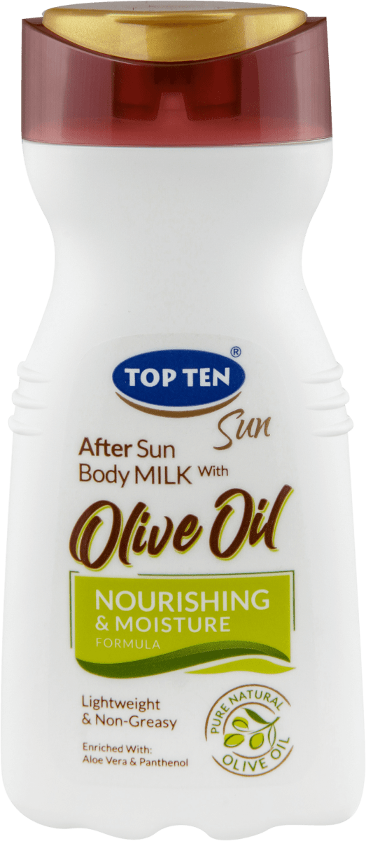 TOP TEN AFTER Sun- Olive Oil mleko posle sunčanja, 200 ml | dm.rs