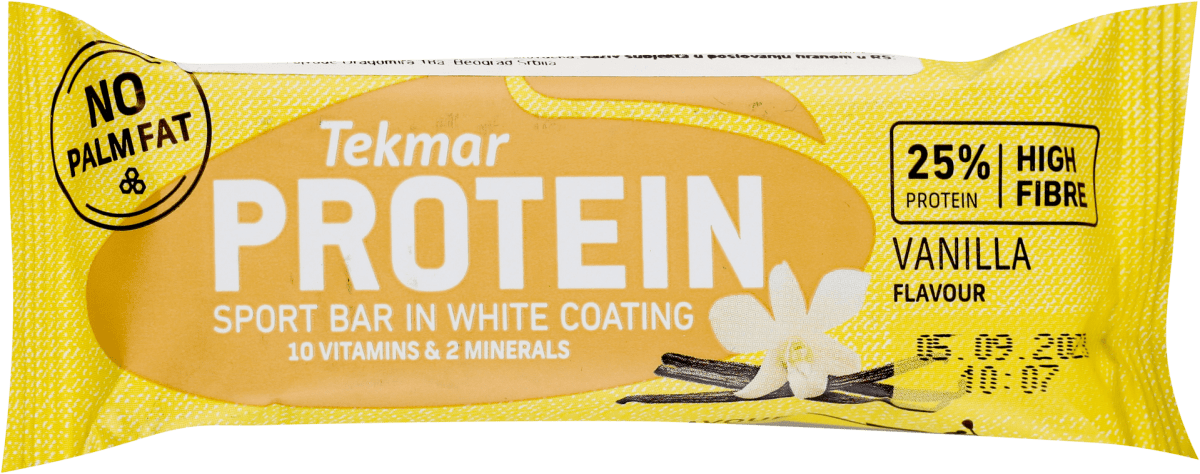 Tekmar Protein bar - vanila, 60 g | dm.rs