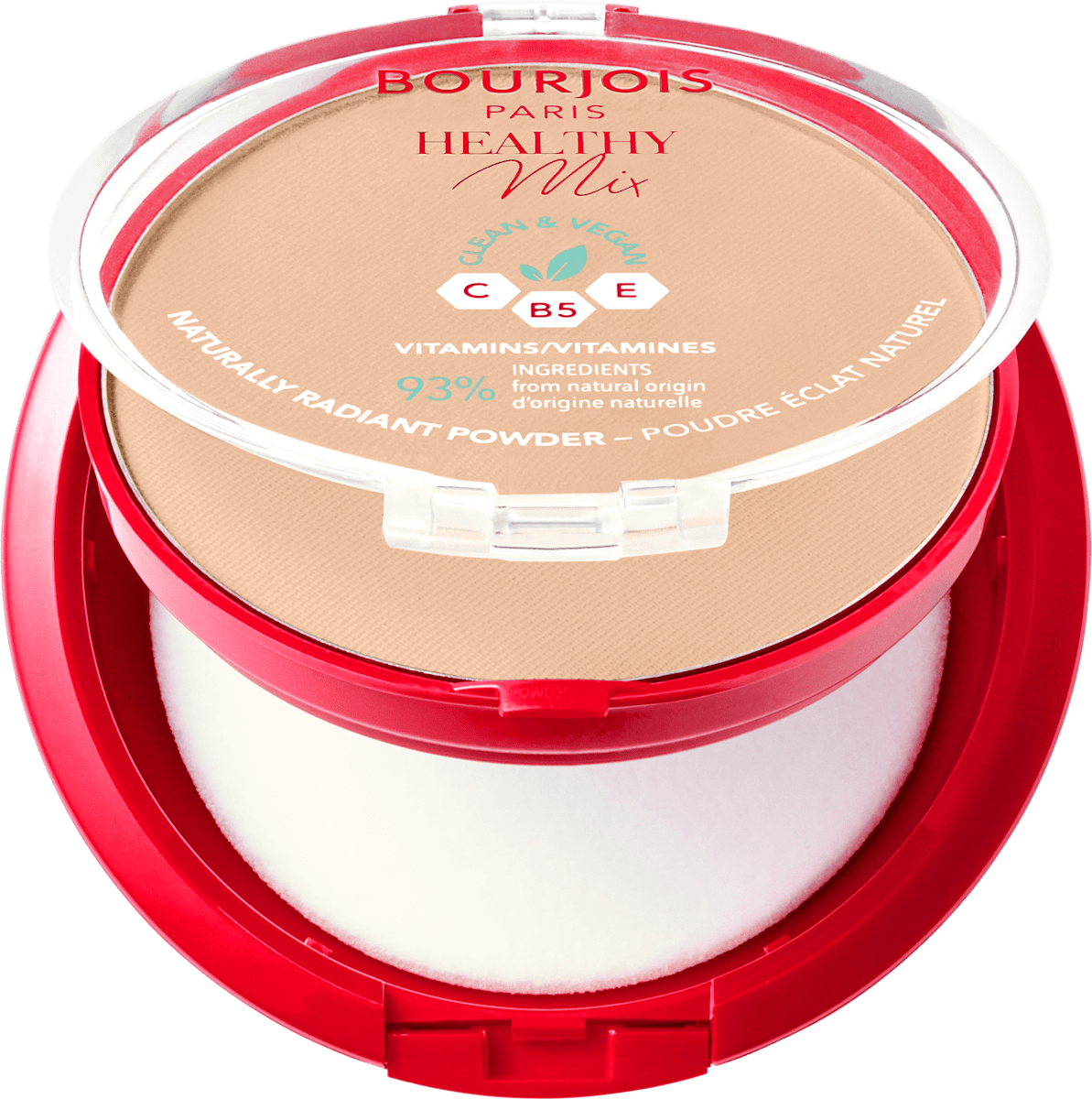 BOURJOIS PARIS Clean & Vegan Healthy Mix puder u kamenu – 04 Golden ...
