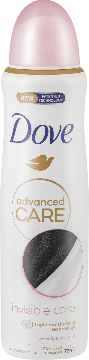 Dove advanced CARE invisible care waterlilly & rose antiperspirant ...