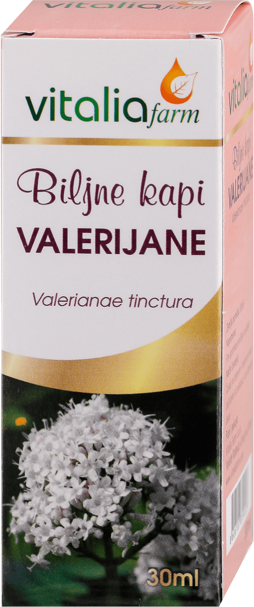 VITALIA Biljne kapi - VALERIJANA, 30 ml | dm.rs