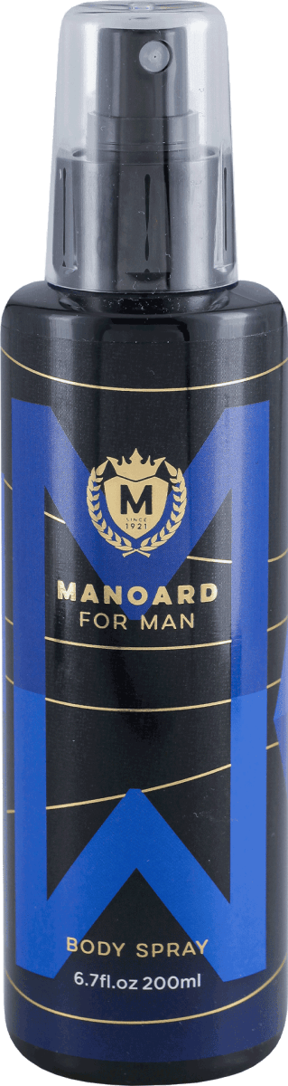 Manoard M body mist za muškarce, 200 ml | dm.rs